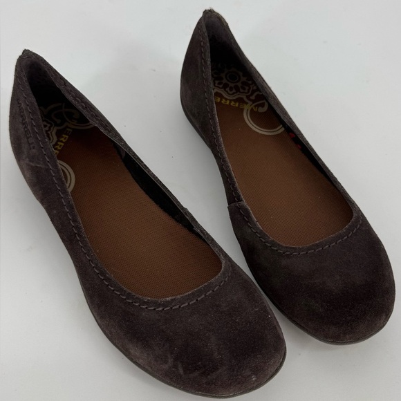 Merrell | Shoes | Merrell Espresso Avesso Ballet Slip On Flat Shoes ...